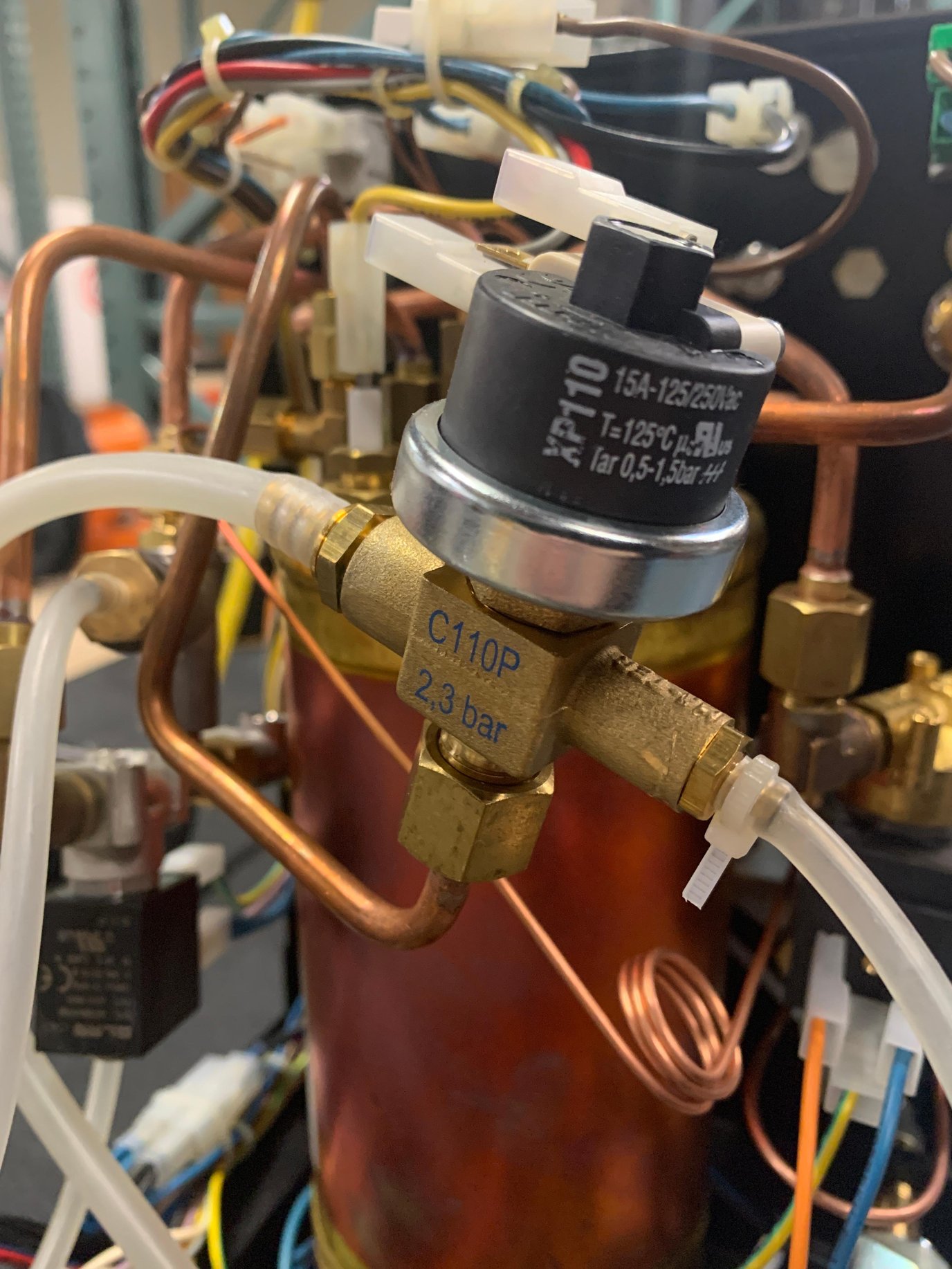 Bezzera BZ10: Safety Valve/Vacuum Breaker/Pressure Stat Service