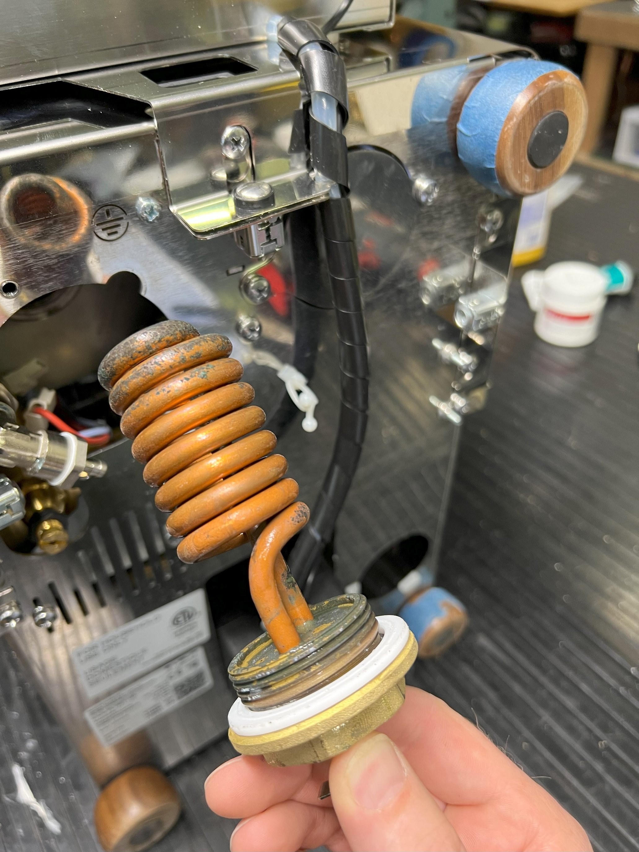 Lelit Bianca: Steam Boiler Heating Element Replacement