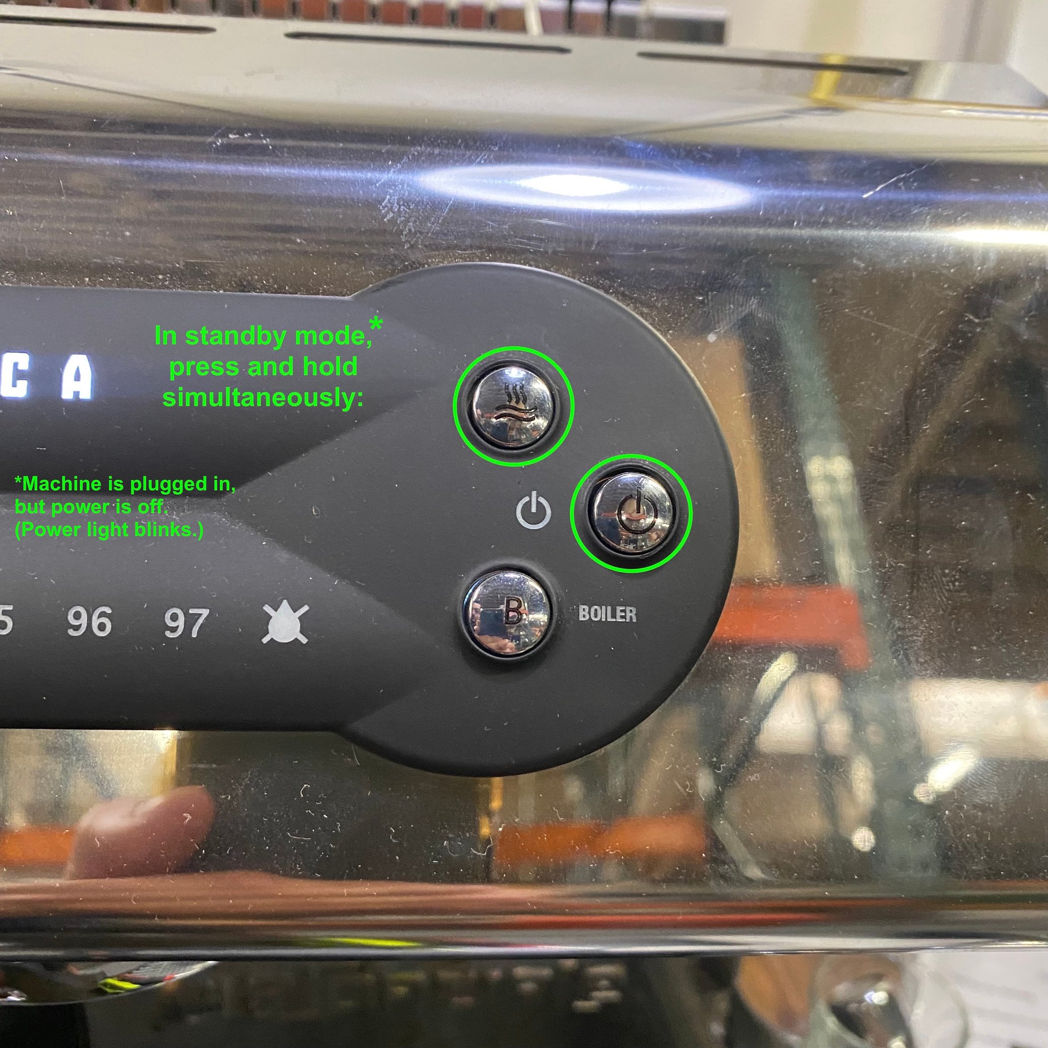 Lucca A53 Mini: Force-flushing the Group Head