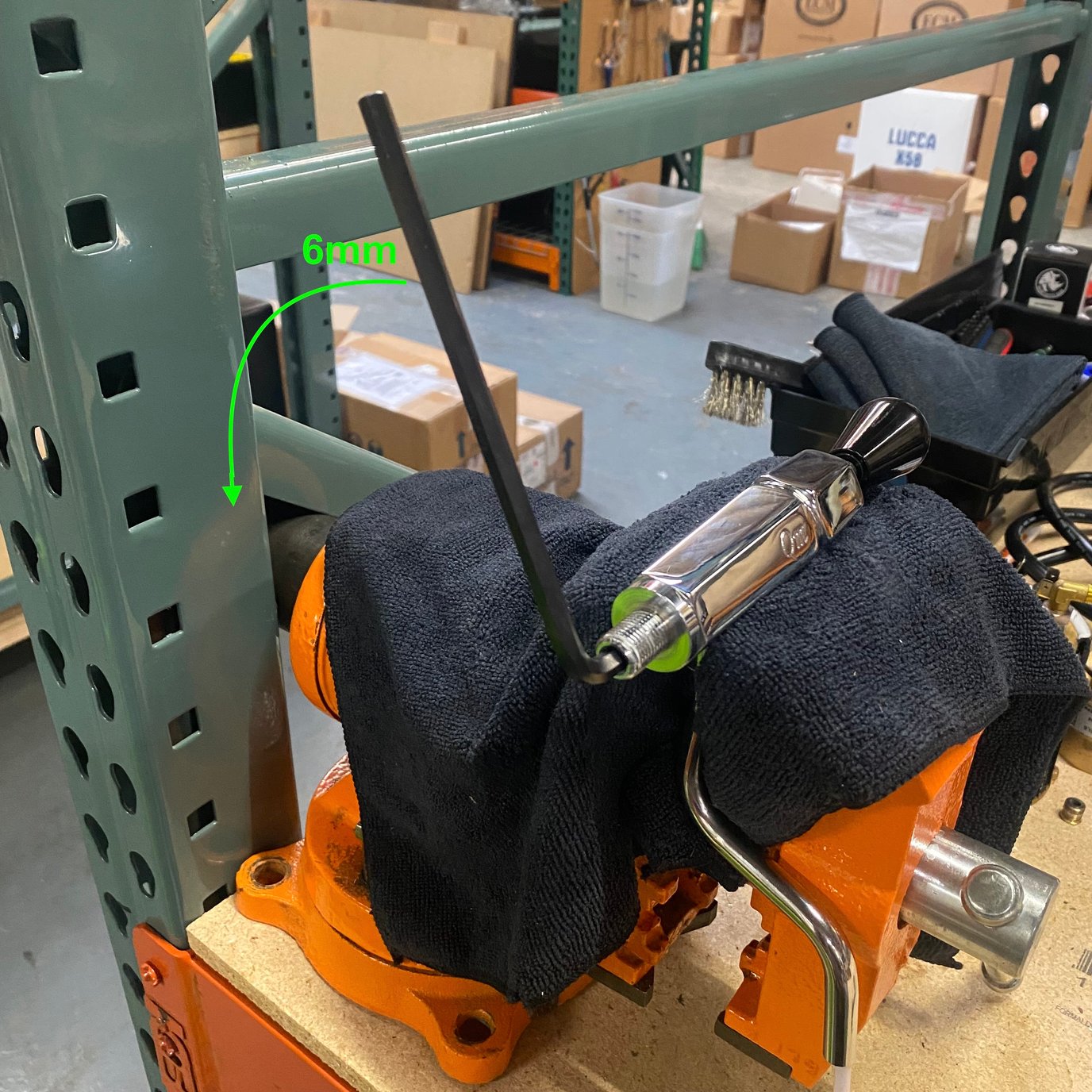 Lucca M58: Steam/Hot Water Valve Joystick Seal Inspection and Replacement