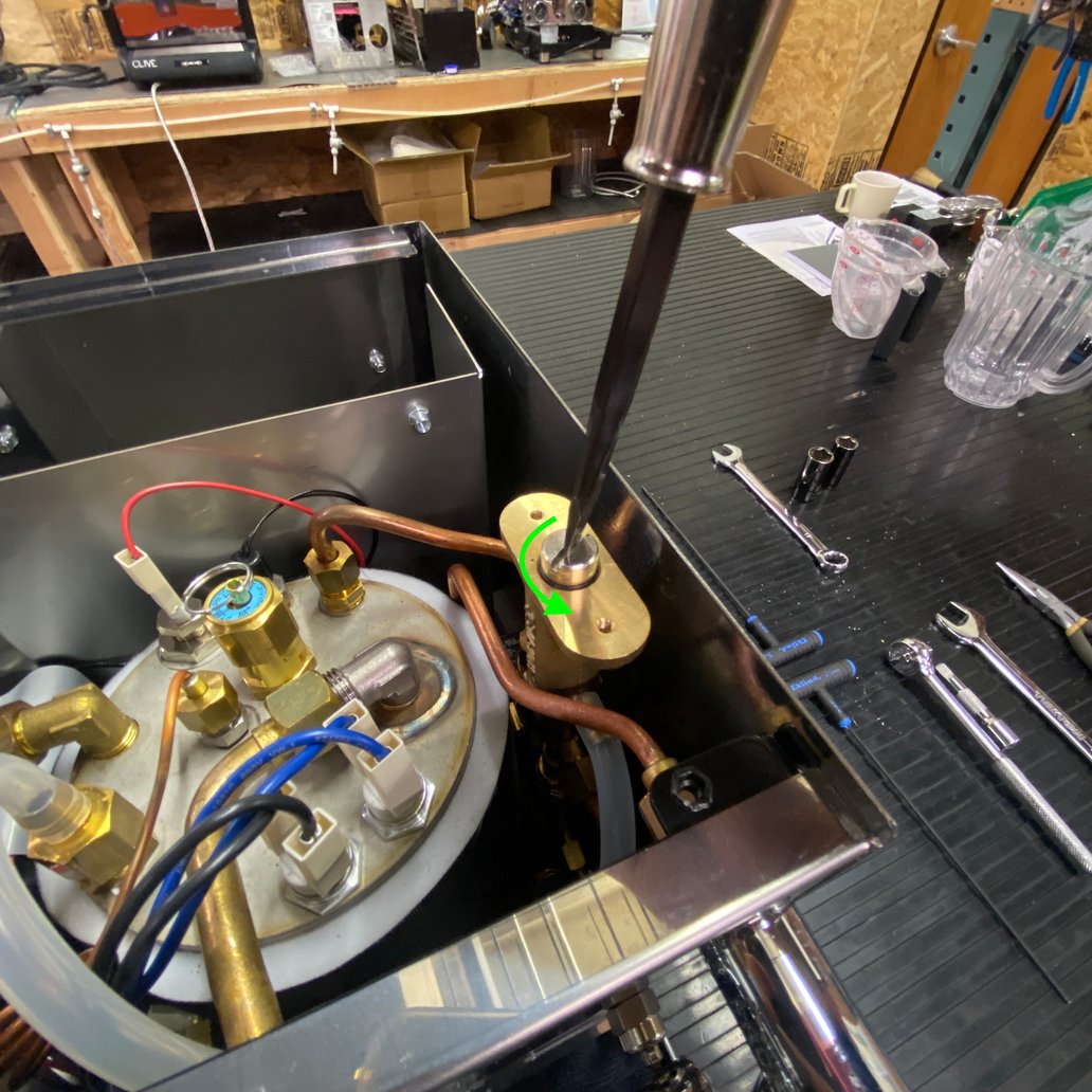 Profitec Pro 400: Expansion valve (OPV) service