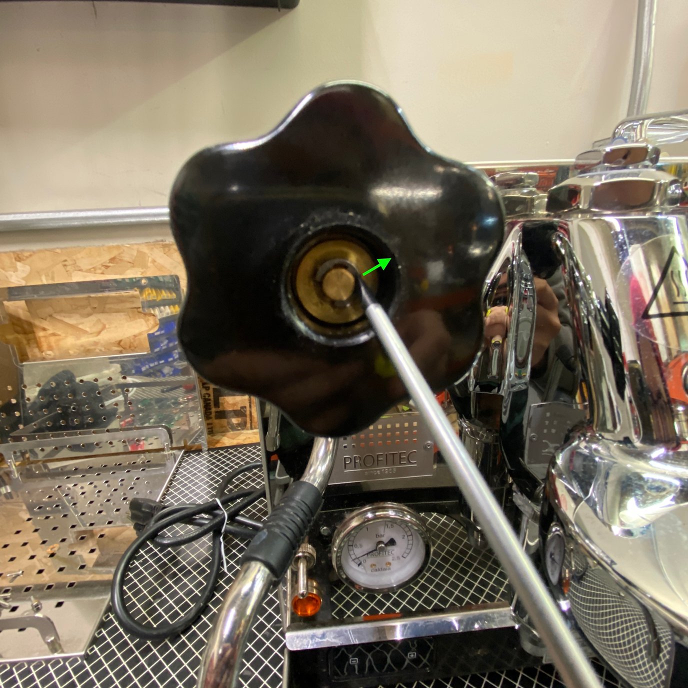 Profitec Pro 500: Steam/Hot Water Knob Disassembly